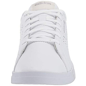 adidas Women's Courtpoint Cl X Tennis Shoe, White/White/Orbit Grey, 10