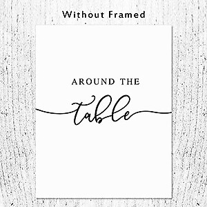 Kitchen Wall Decor The Best Memories Are Made Gathered Around The Table Living Room Dining Room Wall Art Farmhouse Style Set of 3 Prints 11x14inch Unframed