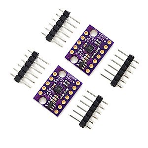 Comimark 2Pcs IIC/SPI LSM6DS3 3 Axis Gyroscope Accelerometer 6 Axis Sensor Transfer Module