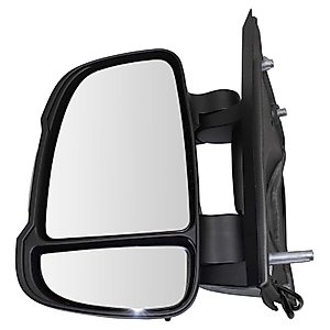 TRQ Left Mirror Drivers Side Compatible with 2014-2023 Ram ProMaster 1500 ProMaster 2500 ProMaster 3500 CH1320376 CH1320417