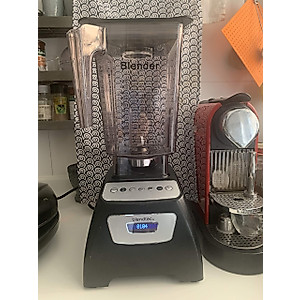 OYSTERBOY Premium Quality Replacement Parts Compatible for Blendtec Jar 90 oz 3 Quarts Professional/Commercial Grade Blender Jar with Stainless Steel Blade, Gripped Vented Lid, BPA-free, Grey