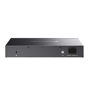 TP-Link 8 Port Gigabit Switch | L2 Managed w/ Console Port | 2 SFP Slots | Rackmount | Limited Lifetime Protection | Support L2/L3/L4 QoS, IGMP and LAG | IPv6 and Static Routing (T2500G-10TS)