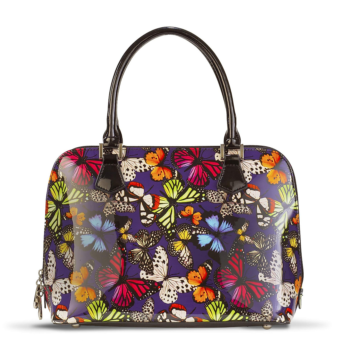 Bravo! Anuta Butterfly Print Leather Handbag, Medium, Multi-Color