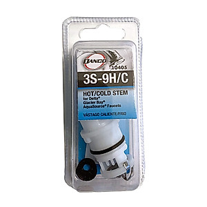 Danco 10405 I 3S-9H I Bathroom Stem for Delta, Glacier Bay and Luxtra Sink Faucets, Black