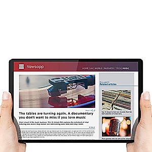 Lenovo Smart Tab M10 Plus, FHD Android Tablet, Alexa-Enabled Smart Device, Octa-Core Processor, 128GB Storage, 4GB RAM, WiFi, Bluetooth, Platinum Grey