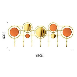 BBSJ Decoration Entrance Living Room Dining Room Entrance Wall Bedroom Door Behind Coat Key Storage Leaf Hook