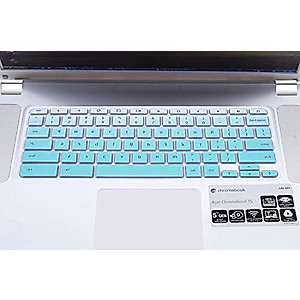Acer Chromebook Keyboard Cover Skin Compatible Acer Chromebook R 11 CB5-132T CB3-131 for Acer Chromebook R 13 CB5-312T Keyboard Covers for Acer Chromebook 14 15 CB3-431 CP5-471 CB3-531 CB5-571 C910