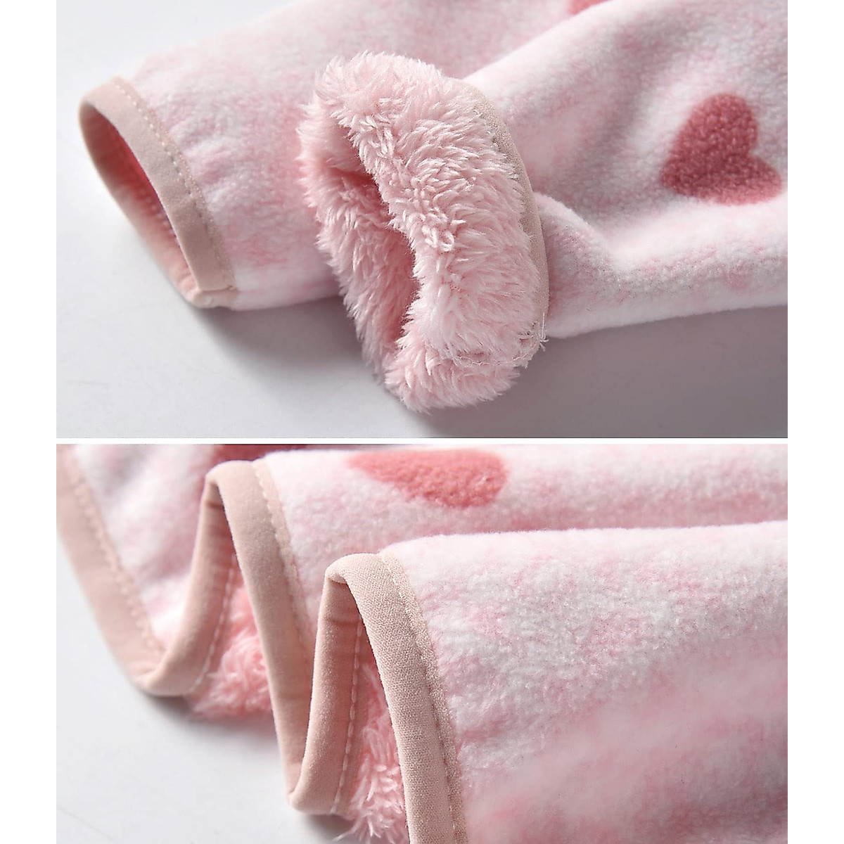 DILIBA Toddler Fleece Jacket Baby Boys Girls Lightweight Fall Winter Warm Coats 3T