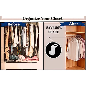 Alnoor USA Clothes Hanger Connector Hooks 100 Pack | Hanger Hooks for Clothes| Organize Your Closet with Space Hooks & Clothes Hook| Portable & Sturdy| Connector Hooks for Hanging Clothes & More