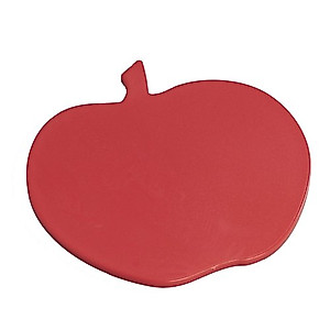 Linden Sweden Apple Shaped Cutting Board – Safe for Meat and Produce, Won’t Dull Knives – Slim, Lightweight Design Easy for Storage –, Dishwasher-Safe, BPA-Free, Red