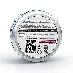 Natural Dog Paw Balm, Dog Paw Protection for Hot Pavement, Dog Paw Wax for Dry Paws & Nose, Canine Paw Moisturizer for Cracked Paws, Cream Butter for Cat, Dogs Paw Protectors, Paw Pad Lotion (2 oz)