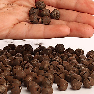 Factory Direct Craft Pack of 144 Miniature Rusty Tin Jingle Bells - Rusted Metal Primitive Bells for Holiday and Home Décor (10 mm - Approx 3/8 inch)