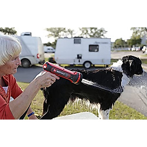 Rheem HotWave Multipurpose Heated Hose Nozzle Sprayer, Red