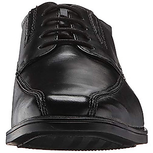 Clarks mens Tilden Walk Oxford, Black Leather, 10.5 US