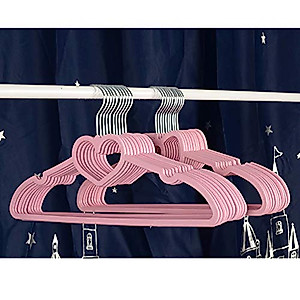 Veemoon Plastic Hangers 15PCS Heavy Duty Clothes Hanger for Adults, Non- Slip Clothes Hanger, Heart Hangers with 360 Degree Swivel Hook for Coat, Shirt, Dress, Trousers, Shirts Heart Hangers