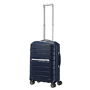 SAMSONITE Flux - Spinner 55/20 Expandable Hand Luggage, 55 cm, 44 liters, Blue (Navy Blue)