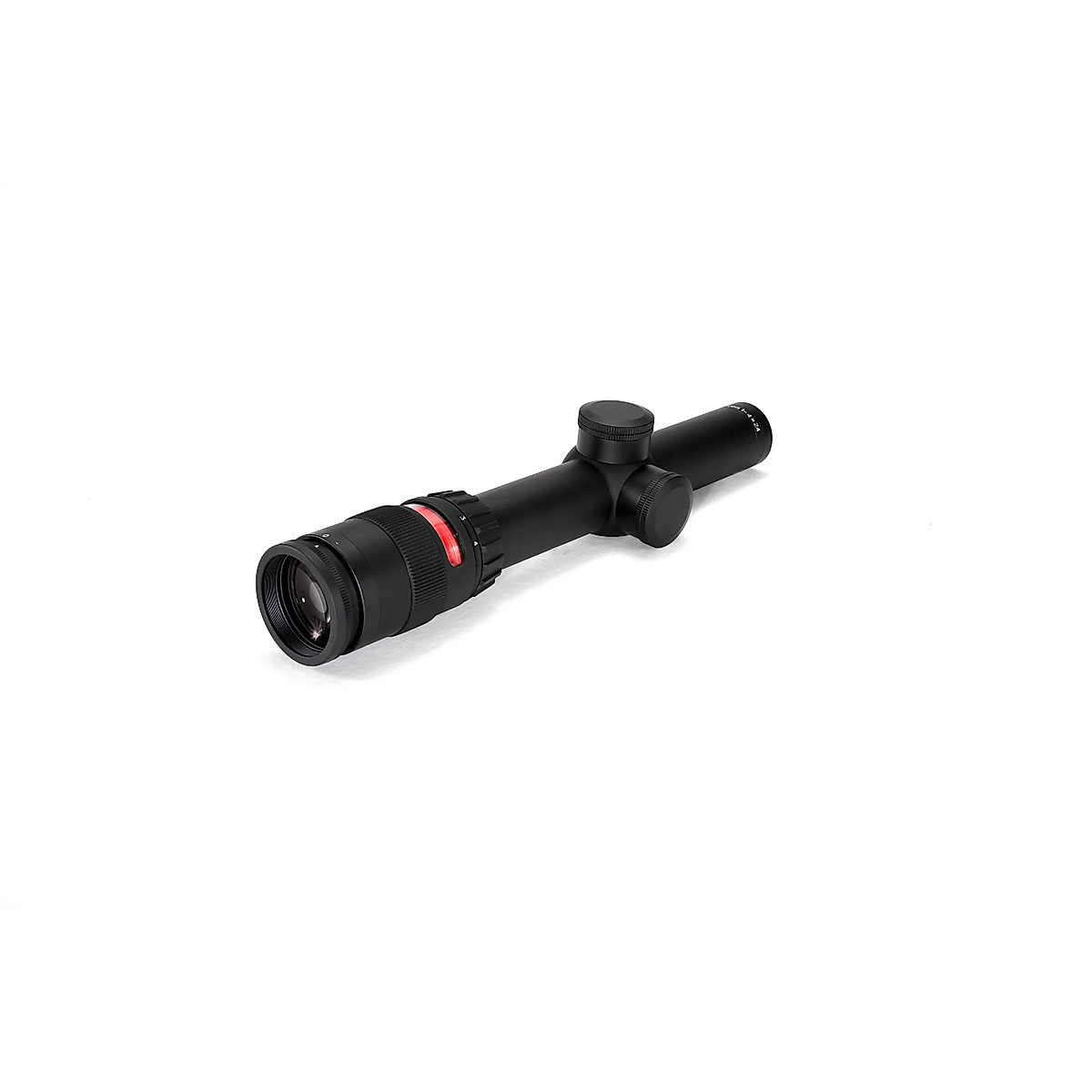 Trijicon TR24R AccuPoint 1-4x24mm Riflescope, 30mm Main Tube with BAC, Red Triangle Post Reticle, Matte Black