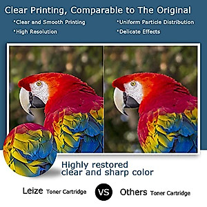 Leize Compatible Toner Cartridge Replacement for Sharp MX-31NT (MX-31NTBA MX-31NTCA MX-31NTMA MX-31NTYA) High Yield use for MX-2301N 2600N 3100N 3101N 4100N 4101N 5000N 5001N Printers [KCMY-4 Pack]