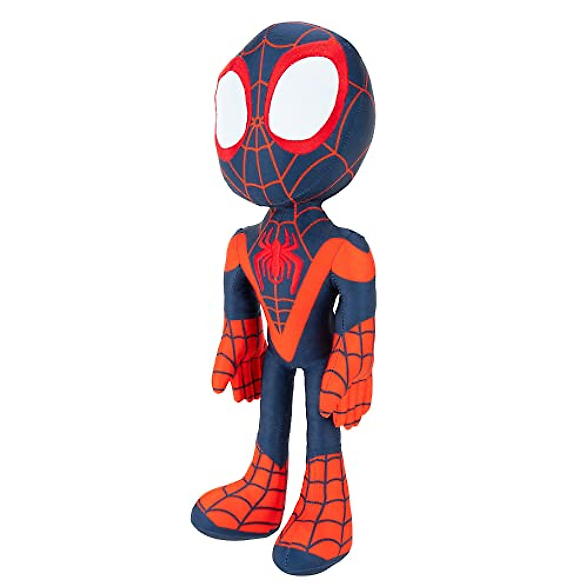Spidey and his Amazing Friends Marvel's My Friend Miles Talking Plush - 16-Inch Miles Morales with Sounds - Toys Featuring Your Friendly Neighborhood Spideys