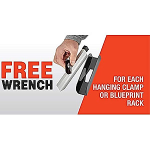 Adir Mobile Blueprint Storage - Horizontally Adjustable Vertical Poster Display Rack/Plans Holder - File Organizer Stand for Home, Office (Black)