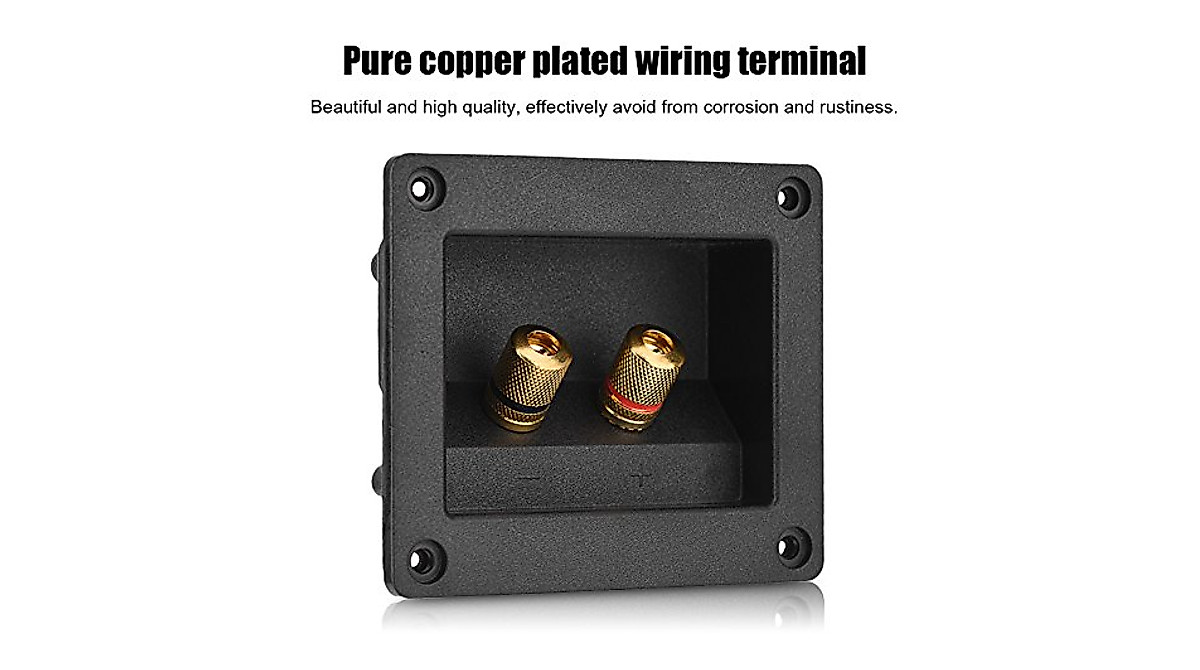 Zerone 2-Way Speaker Terminal Box for DIY & Home Audio | Durable & Easy ...