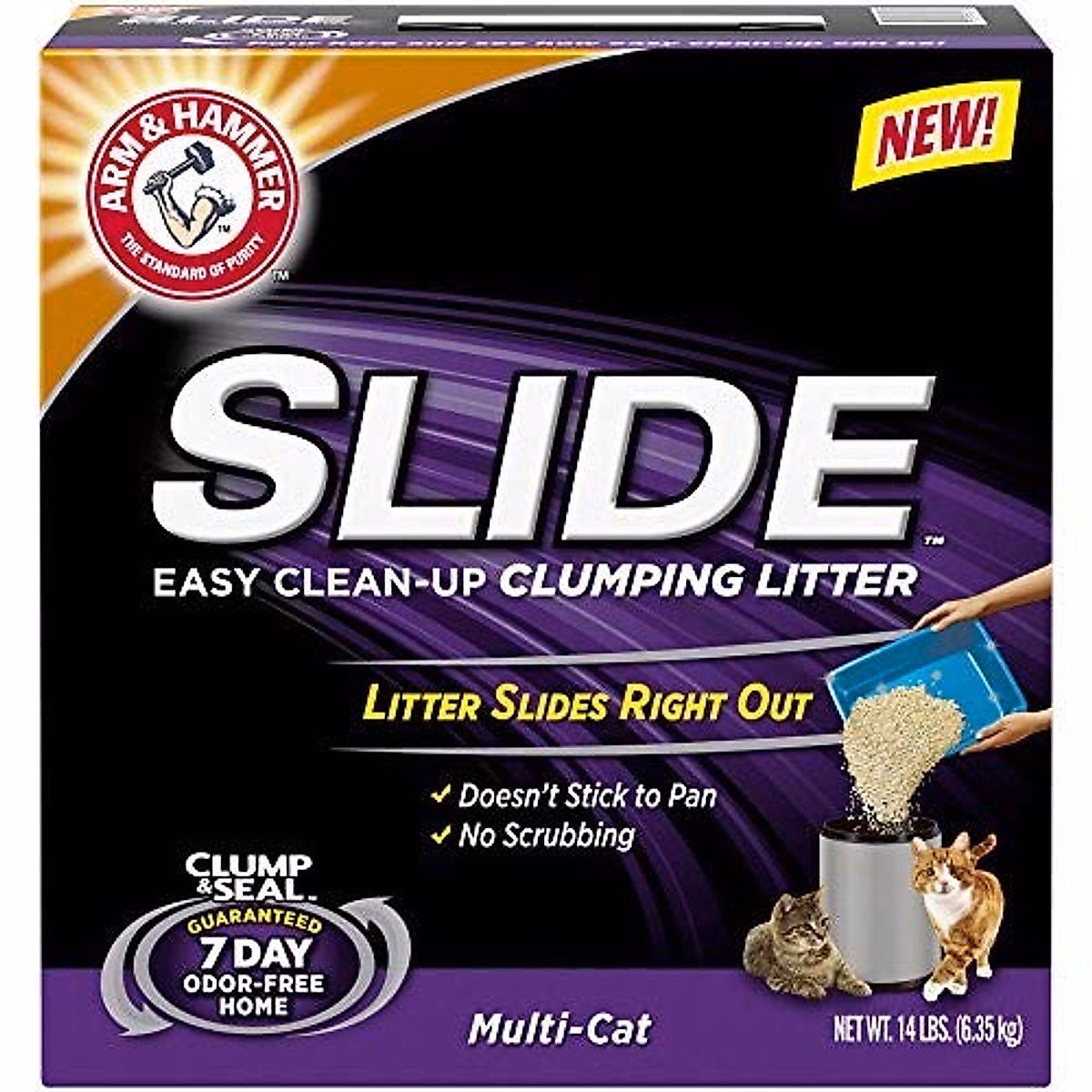 Slide Mulitcat Clumping Cat Litter