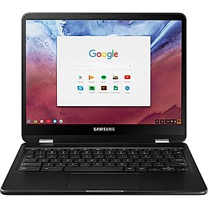 SAMSUNG XE510C25-K01US Intel CORE M3 6Y30 0.9 GHz Laptop, 4 GB RAM, 32 GB SSD, 12.3" LCD, Metallic Black, Chrome
