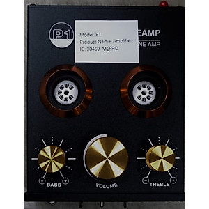 Douk Audio P1 Vacuum Tube Bluetooth Preamplifier, GE5654 Audio Preamp, Hi-Fi Headphone Amp, Stereo Wireless Receiver with USB DAC & APTX-HD for Home Theater Amplifier/Active Speaker