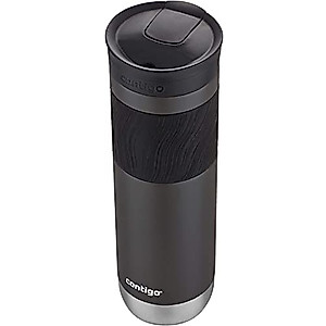 Contigo Byron SnapSeal 2.0 Stainless Steel Insulated Travel Mug - 24 oz - Leakproof SnapSeal Lid, Non-Slip Grip - Great for On the Go to Keep Drinks Hot or Cold - Ideal for Coffee and Tea, Sake