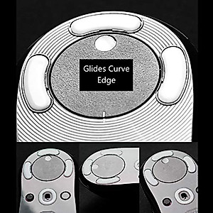 Tiger Gaming Mouse Feet,Mouse Skate for G502 Mouse White Mouse Glides Edge 2 Sets/Pack