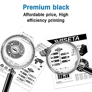 WISETA 85A P1102W CE285A Toner Cartridges for HP 85A Black Laserjet CE285A Toner Cartridges to Compatible with Laserjet Pro HP P1102W P1109W M1217NFW M1212NF Printer Ink Cartridge(2 Black)