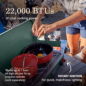 Coleman Cascade 222 Camping Stove—2 Burner Camping Stove