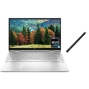 HP Envy 15.6” FHD 2-in-1 Touchscreen Laptop | Intel Core i5-1240P | Intel Iris Xe Graphics | 12GB RAM | 256GB SSD | Backlit | Fingerprint | Windows 11 Home | Bundle with Stylus Pen