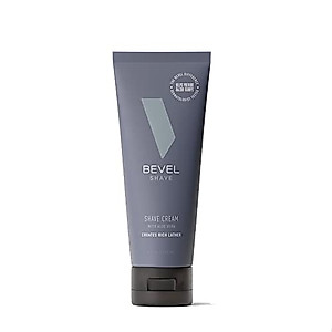 Bevel Shaving Cream for Men, Moisturizing Shave Cream with Aloe Vera and Vitamin E to Soothe Skin and Prevent Razor Bumps, 4 Fl Oz
