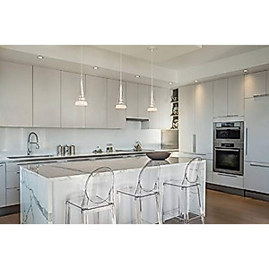 2xhome Transparent Ghost bar Stool, 30 inches, Clear,1 piece