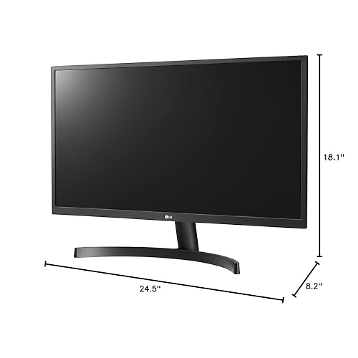 LG 27UK500-B Monitor 27” UltraFine (3840 x 2160) IPS Display, AMD FreeSync Technology, sRGB 98% Color Gamut, HDR 10, OnScreen Control, Wall Mountable - Black