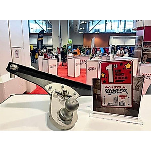 GEN-Y GH-21003 GoosePuck 5" Offset Gooseneck Ball for OEM Puck Mount System fits Chevy and GMC Long Bed 2020 to 2023-25,000LB Towing Capacity