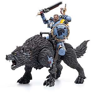 JoyToy Warhammer 40K 1/18 Space Wolves Thunderwolf Cavalry Frode Action Figure Warrior Joy toy Models