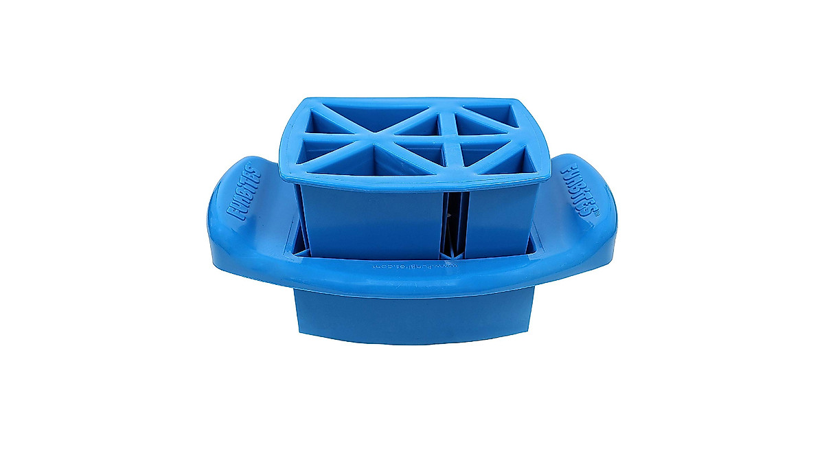 FunBites Food Cutter for Kids - Blue Triangles
