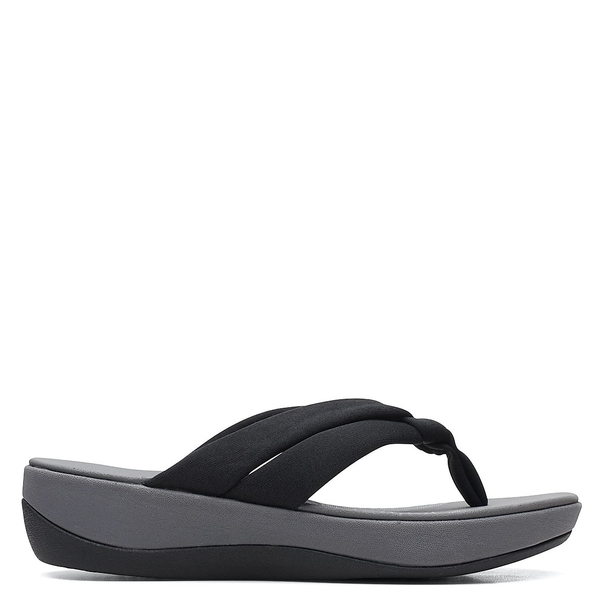 Clarks Women's Arla Kaylie Flip-Flop, Black, 5
