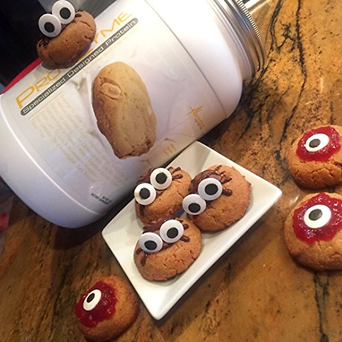 Metabolic Nutrition, Protizyme, 100% Whey Protein Powder, High Protein, Low Carb, Low Fat with Digestive Enzymes, 24 Essential Vitamins and Minerals, Peanut Butter Cookie, 2 Pound