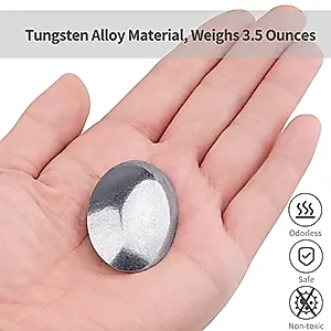 Aneco 3.5 Ounces Tungsten Canopy Weight Tungsten Weights Incremental Wood Car Canopy Weights Compatible with Pinewood Car Derby Weights