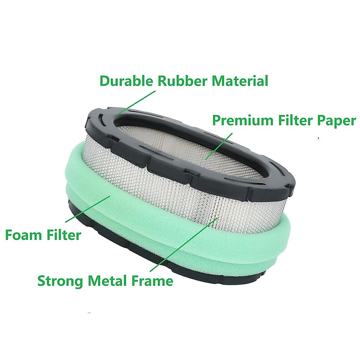 Annolai 16-083-04-S 16-083-05-S Air Filter for Kohler 7000 Series Maintenance 16 083 04 KT715 KT725 KT730 KT735 KT740 KT745 ZT710 ZT720 ZT740 19-26hp Engine Lawn Mower with 52 050 02-S Oil Filter