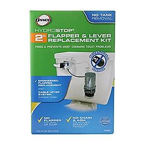 Danco FLT231T Alternative Toilet Tank Flapper Replacement, No Size, Black