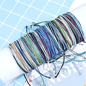 Long tiantian Summer Surfer Bracelets for Women Boho Waterproof Beach Bracelets for Teen Girls Cute Ankle Bracelets for Women