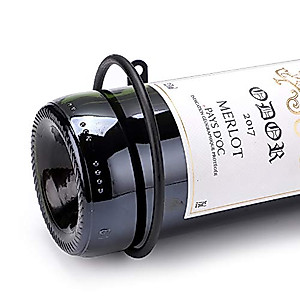 Hipiwe Pack of 6 Wall Mounted Wine Racks - Red Wine Bottle Display Holder with Screws, Metal Hanging Wine Rack Organizer