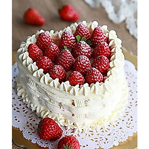 HAKSEN 36 PCS Paper Lace Doilies Combo,Pack 12 each 6.5", 8.5", 10.5"