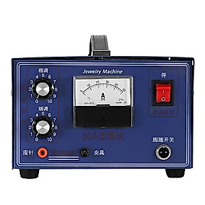 HPDONM 300W Jewelry Pulse Welding Machine Portable High Power Spot Welder DX-50A,Welding Range: 0.6-1.2MM, for Gold Silver Platinum Palladiu