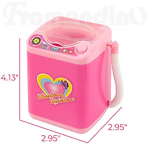 Framendino, Pink Makeup Brush Sponge Washing Machine Automatic Drying Puff