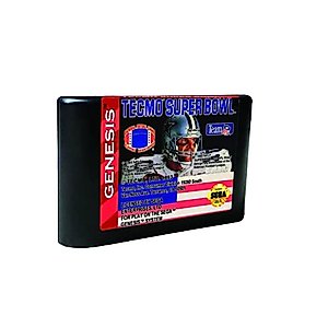 Royal Retro Tecmo Super Bowl - USA Label Flashkit MD Electroless Gold PCB Card for Sega Genesis Megadrive Video Game Console (Region-Free)